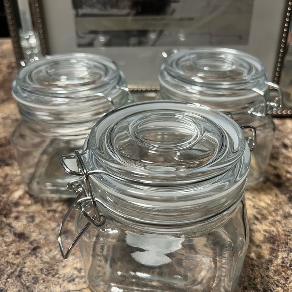 greenbrier | Kitchen | Swing Top Glass Wire Bale Bail Jar | Poshmark